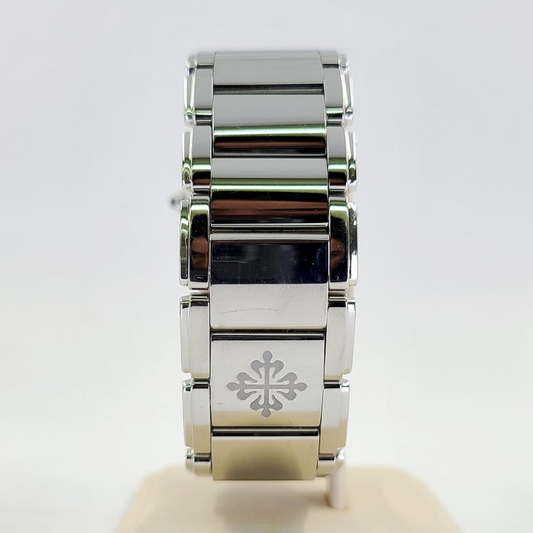 Patek Philippe Steel Twenty Four Quartz Wristwatch For Sale at 1stDibs