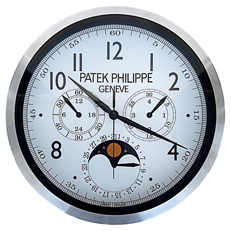 Patek Philippe, Switzerland Dealer''s Advertising Wall Clock For Sale ...