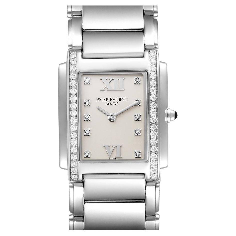 Patek Philippe Ladies Stainless Steel Nautilus Quartz Wristwatch, circa ...