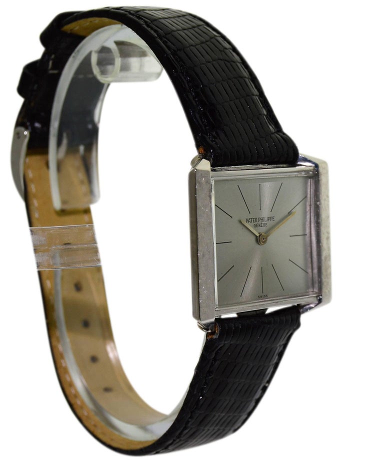 Patek Philippe White Gold Ultra Thin Caliber 175 Original Dial Manual ...