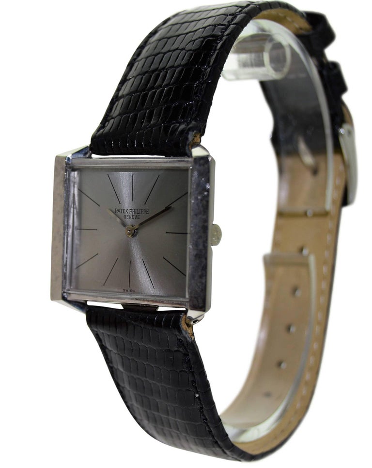 Patek Philippe White Gold Ultra Thin Caliber 175 Original Dial Manual ...