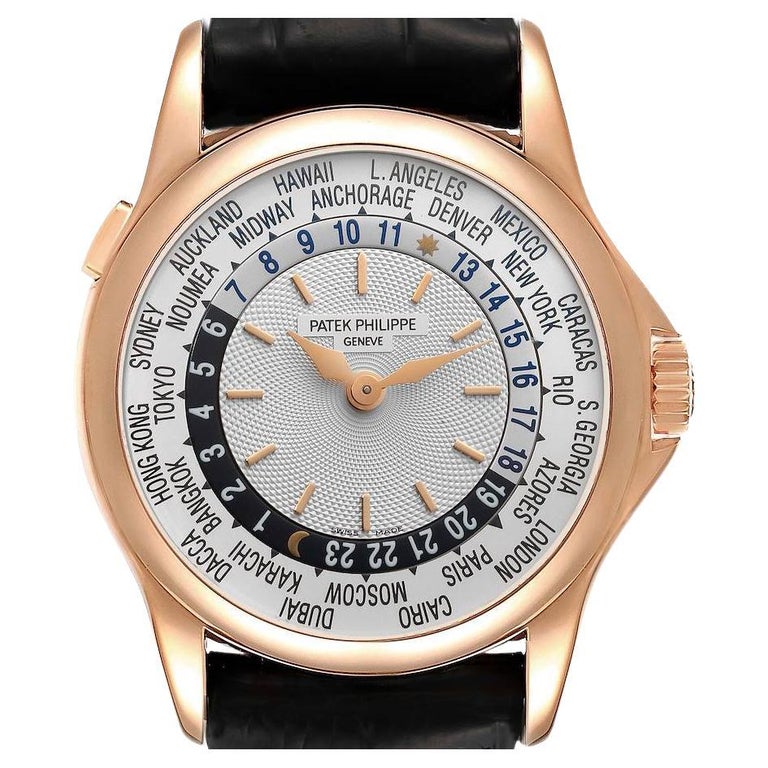 Patek Philippe World Time Complications Rose Gold Mens Watch 5110 at ...