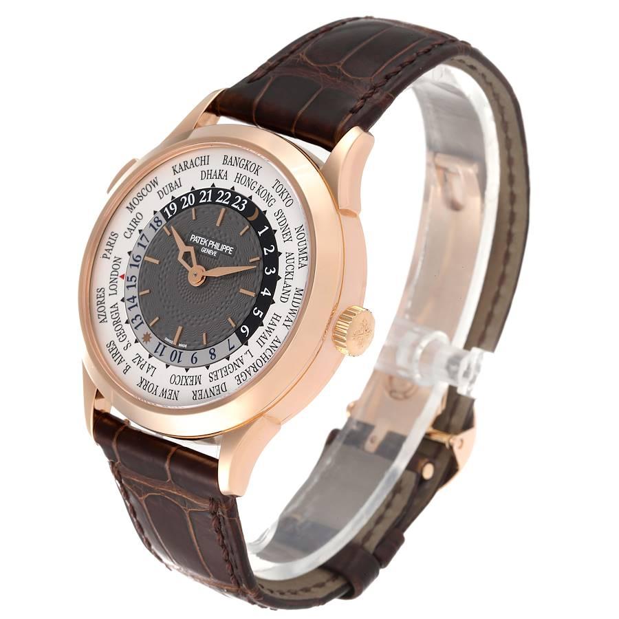 Patek Philippe World Time Complications Rose Gold Mens Watch 5230 Box ...