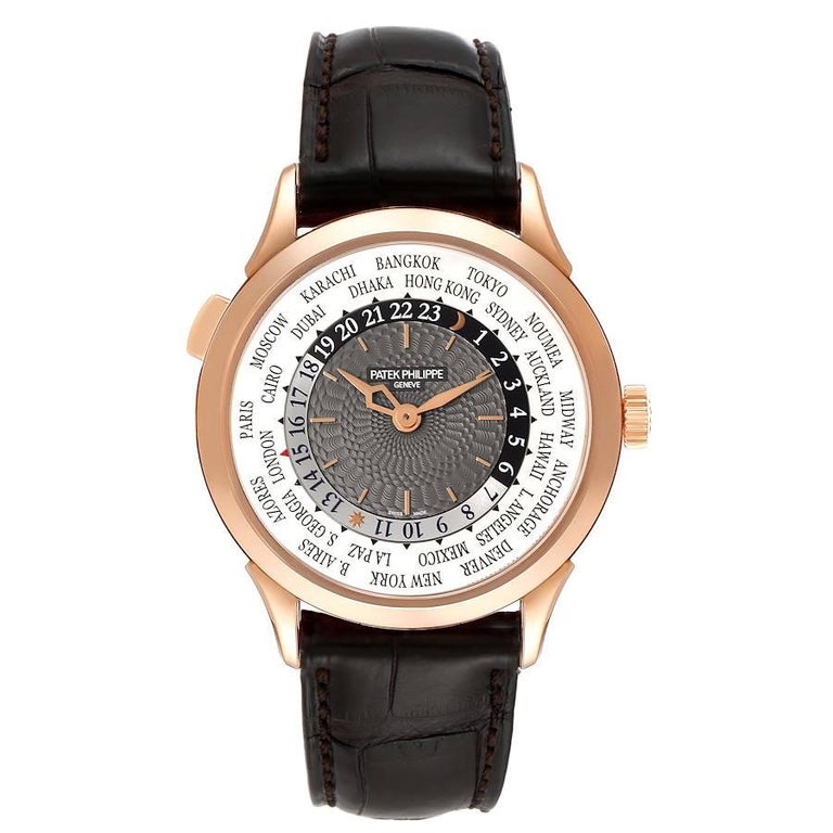 Patek Philippe World Time Complications Rose Gold Mens Watch 5230 at ...