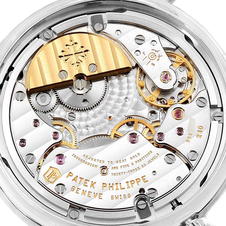 Patek Philippe World Time Complications White Gold Diamond Watch 7130 ...