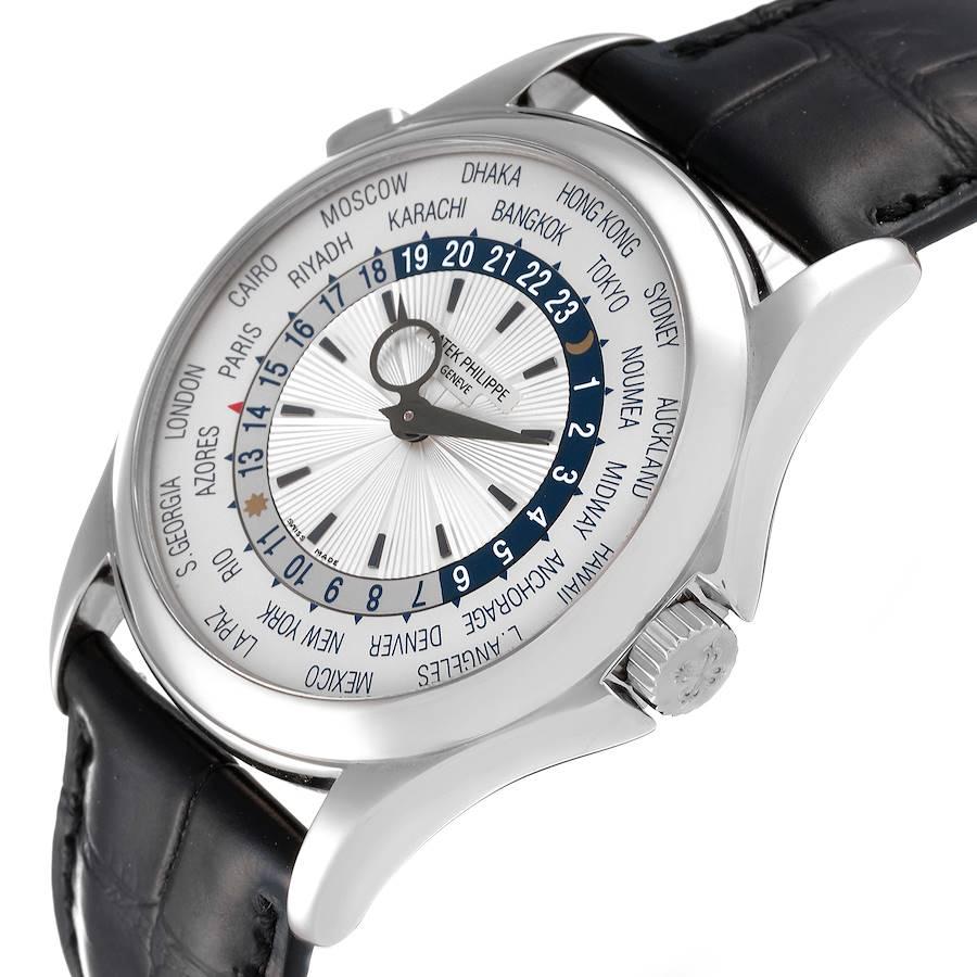 Patek Philippe World Time Complications White Gold Mens Watch 5130 For ...