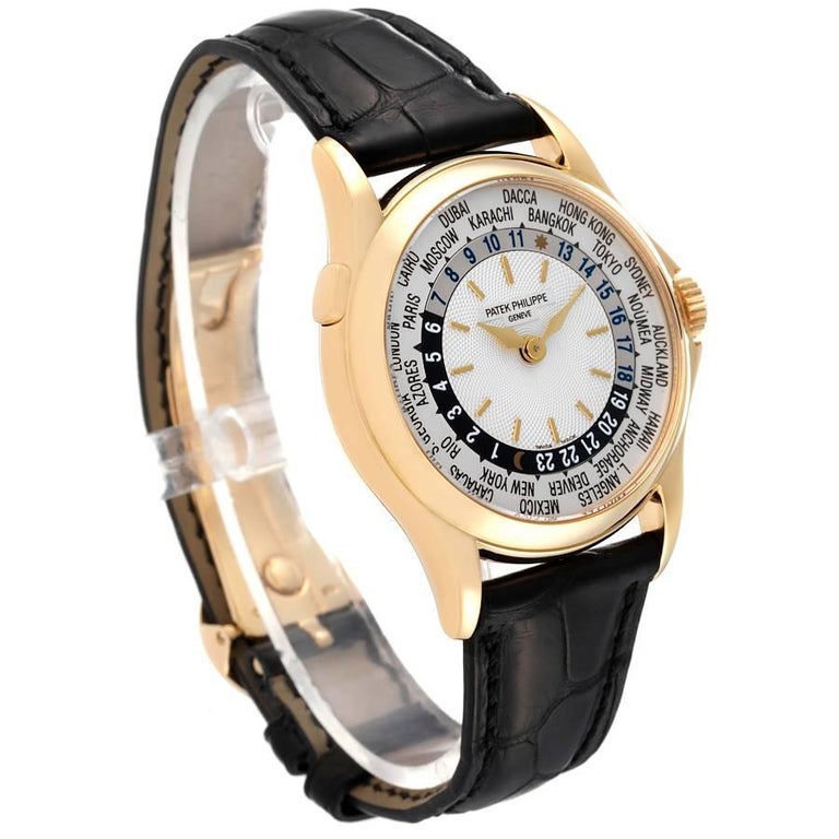 Patek Philippe World Time Complications Yellow Gold Mens Watch 5110 at ...