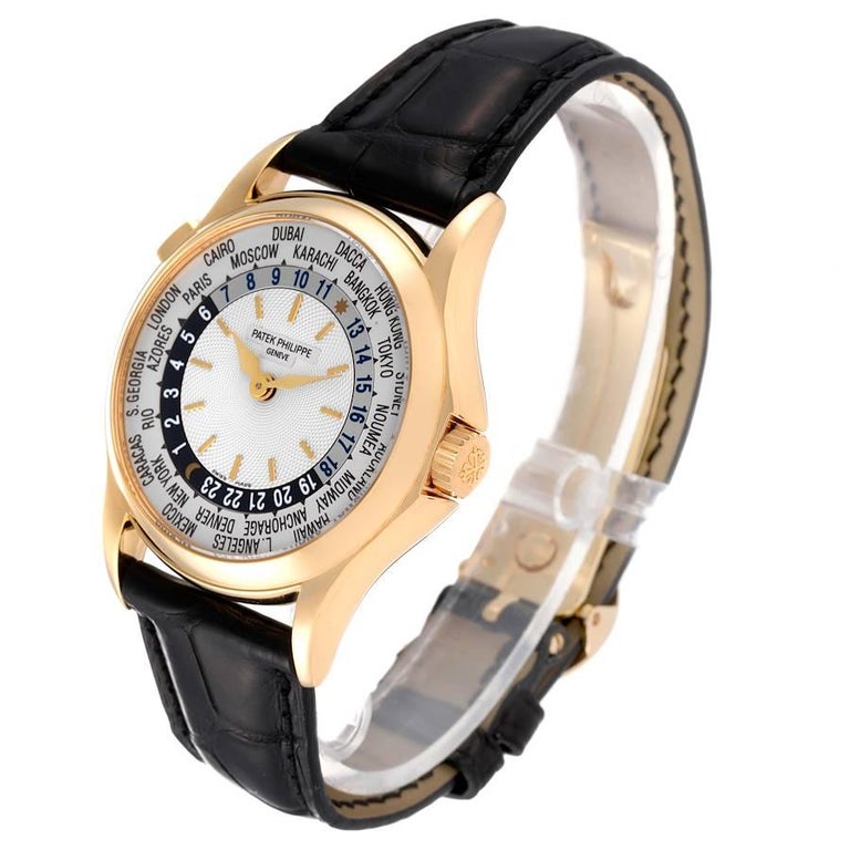 Patek Philippe World Time Complications Yellow Gold Mens Watch 5110 at ...
