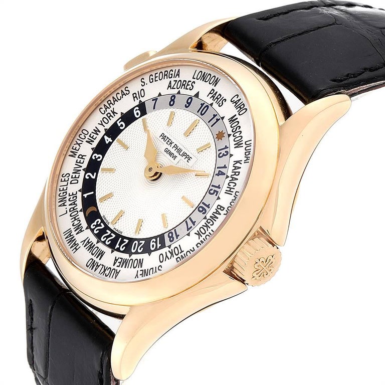 Patek Philippe World Time Complications Yellow Gold Men’s Watch 5110 ...