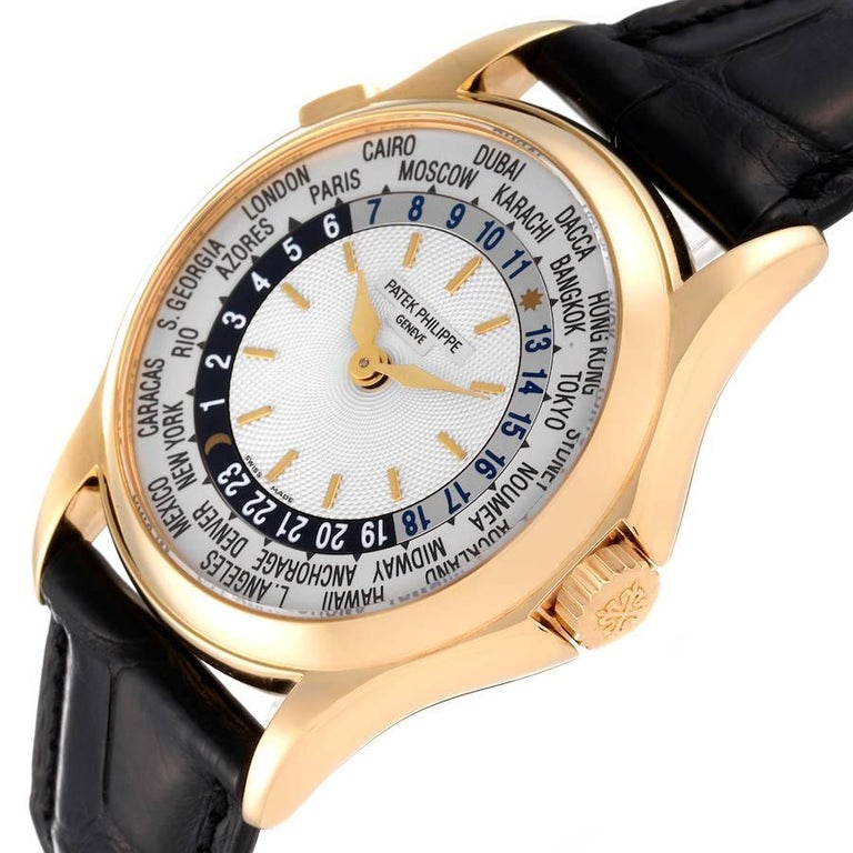 Patek Philippe World Time Complications Yellow Gold Mens Watch 5110 at ...
