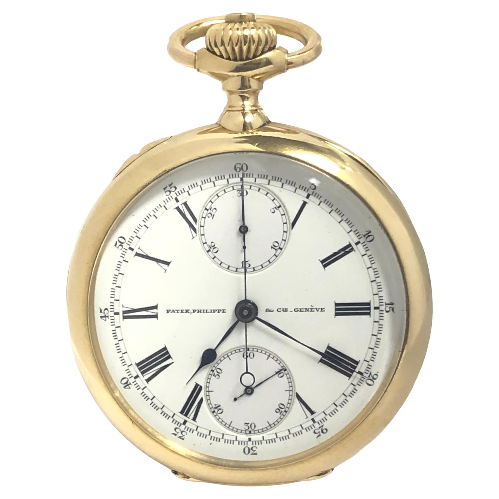 PATEK PHILIPPE Gilbert Albert Ricochet Gold Pocket Watch at 1stDibs ...