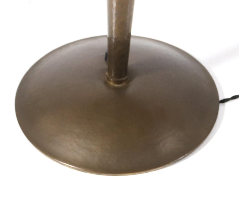 Patinated Brass Art Deco Amsterdamse School Table Lamp or Desk Lamp ...