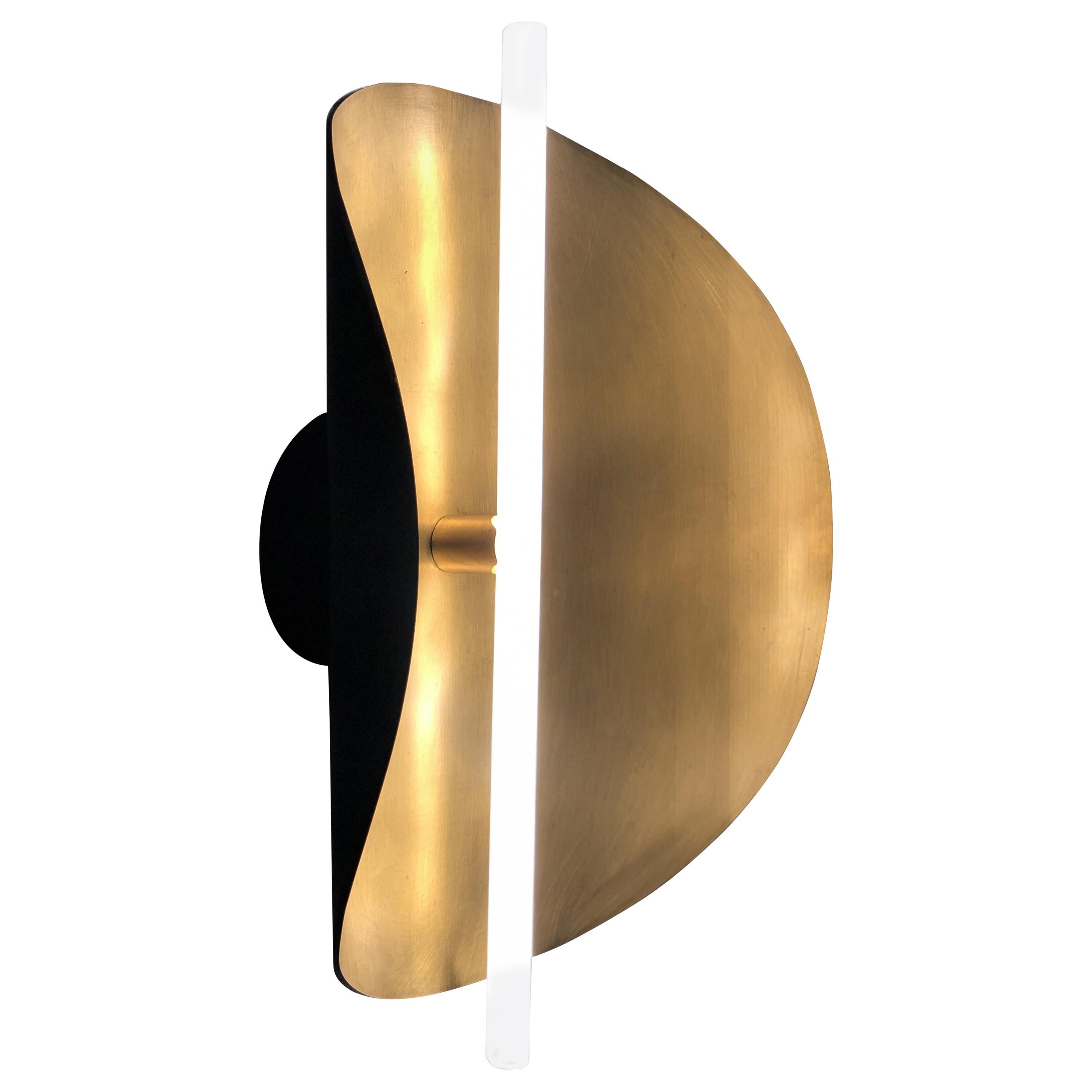 Patinated Brass LED Wall-Light by Victoria Magniant at 1stDibs