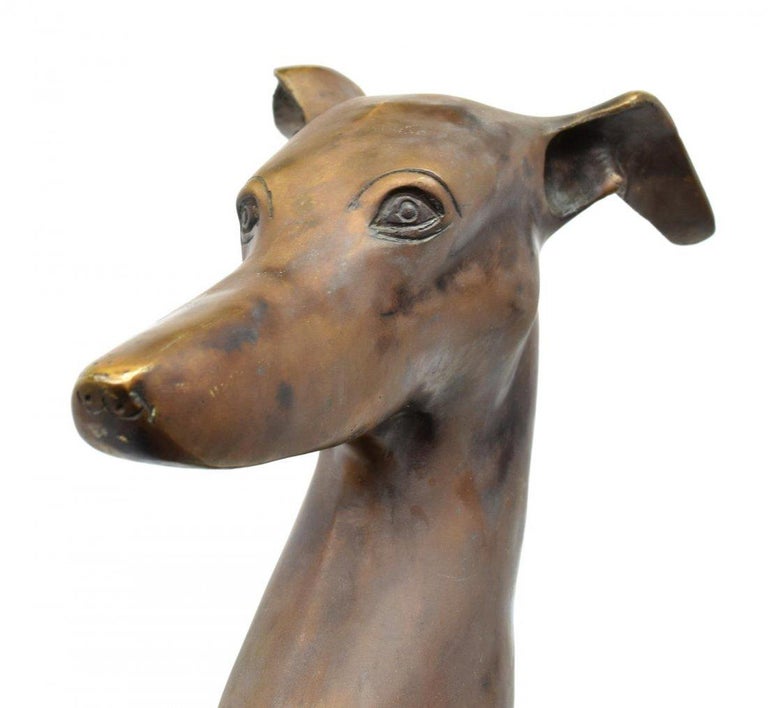 Patinated Bronze Figural Sculpture of Dog at 1stDibs | brun dog