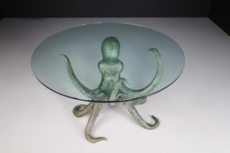 Patinated Bronze Octopus Table or Sculpture, 1970s Italy For Sale at ...