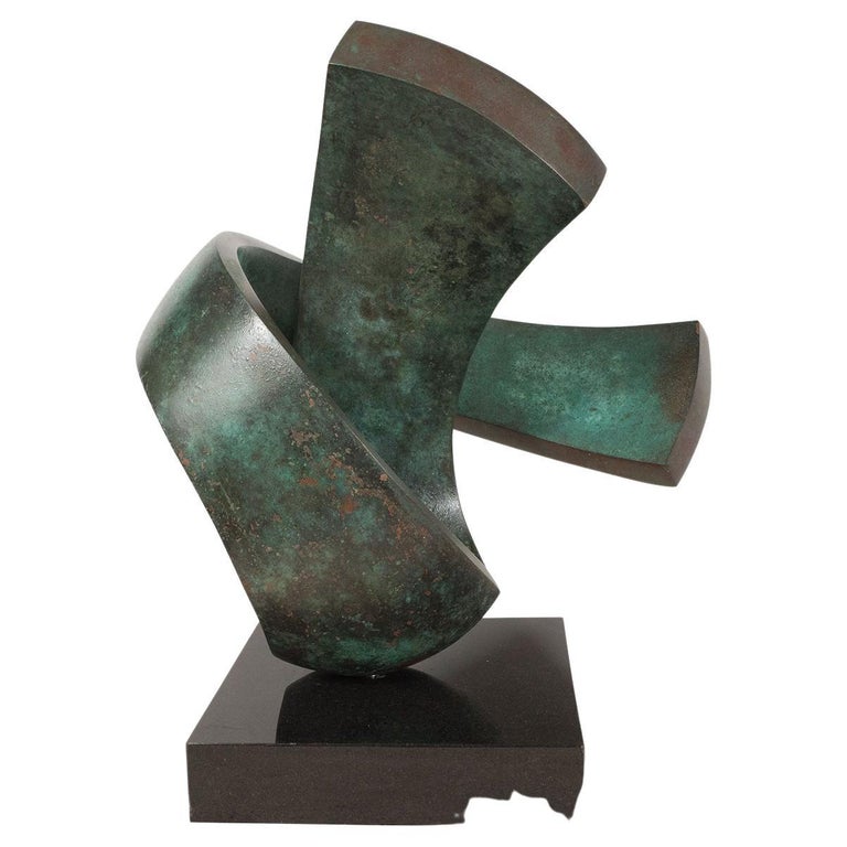 Patinated Bronze Sculpture For Sale at 1stDibs