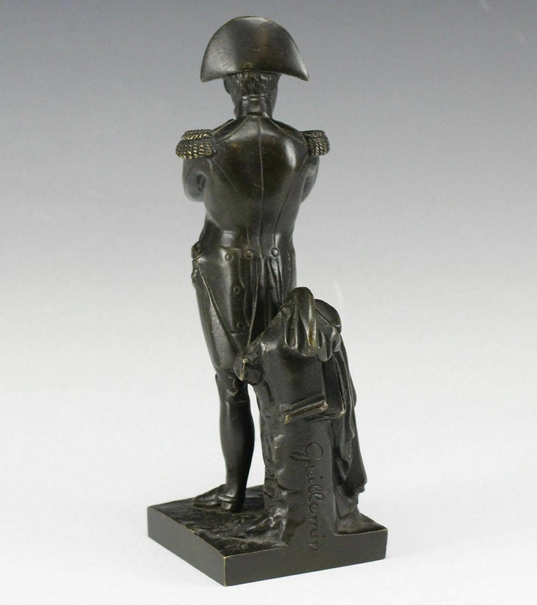 Patinated Bronze Sculpture of Napoleon by Guillemin, Emile H. For Sale ...