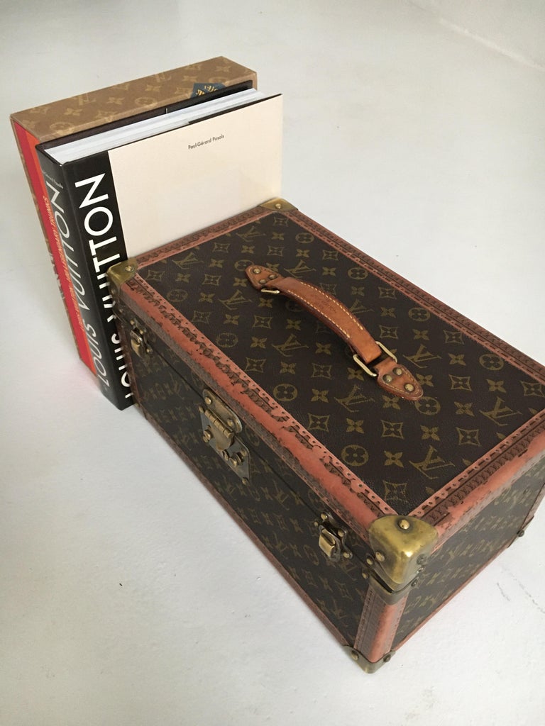Patinated Louis Vuitton Train Case Louis Vuitton Beauty Case, France ...
