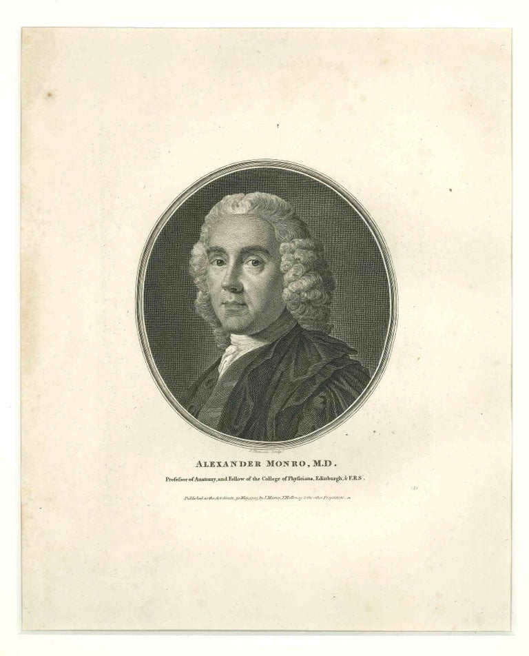 Paton Thomson - Portrait of Alexander Monro - Original Etching by Paton ...