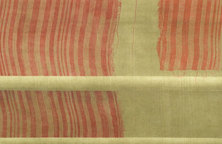 Patricia A. Pearce - Red Hanging Lace - Multi Layer Lithograph at 1stDibs