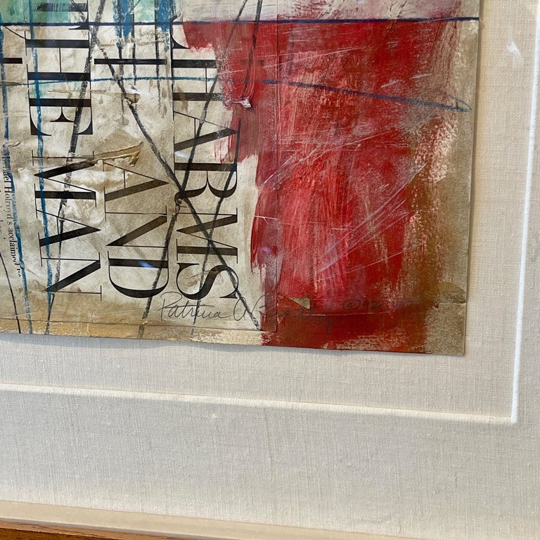 Patricia Beatty - Abstract Postmodern Mixed Media Collage 'Charms and ...