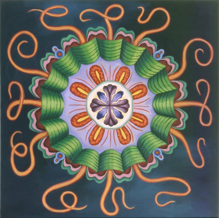 Patricia Fabricant - Patricia Fabricant, Teal Jellyfish, 2003, Oil On ...