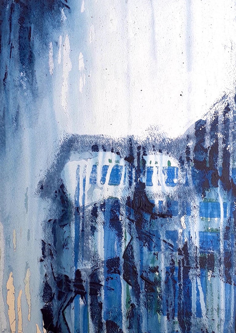Patricia McParlin - Rocks and Rain Abstract Expressionist Mixed Media ...