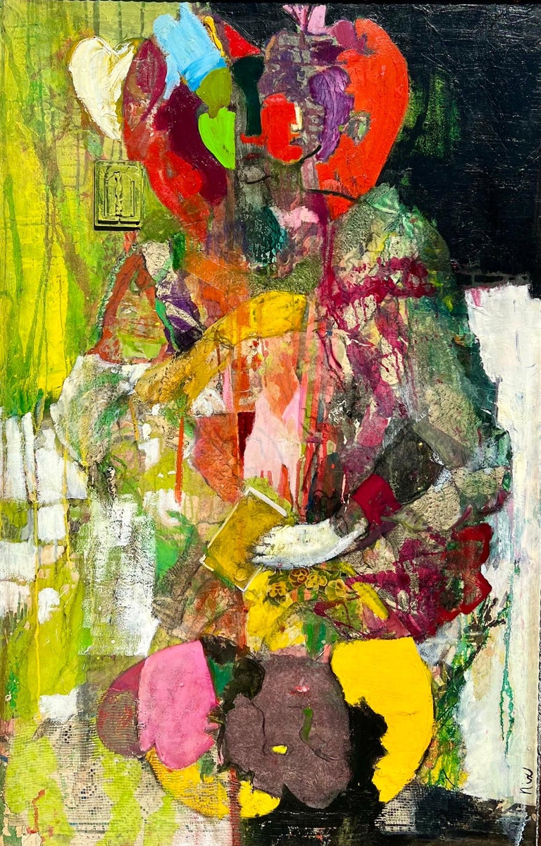 Patricia Nix - Large Figurative Abstract Expressionist Queen Collage ...