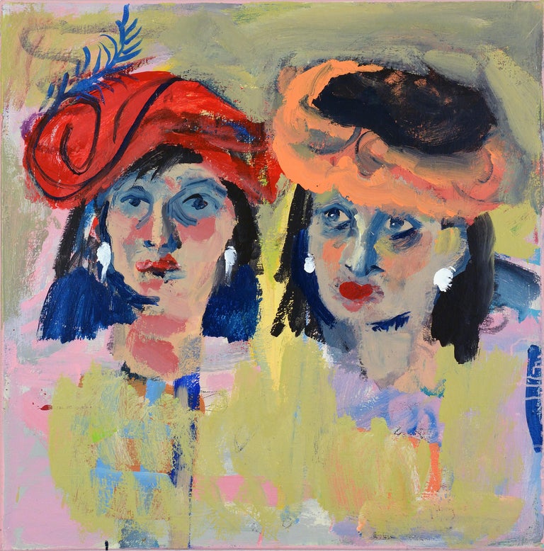 Patricia Zinsmeister Parker - Serial Shoppers 36 X 36 For Sale at 1stDibs