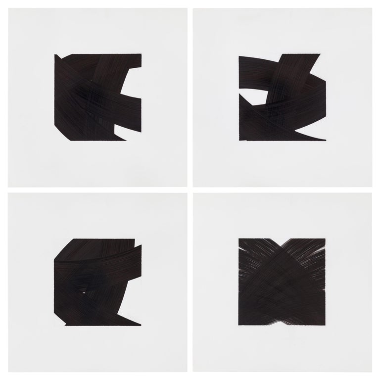Patrick Carrara Black Ink on Mylar Drawings, Appearance Series, 2014 ...