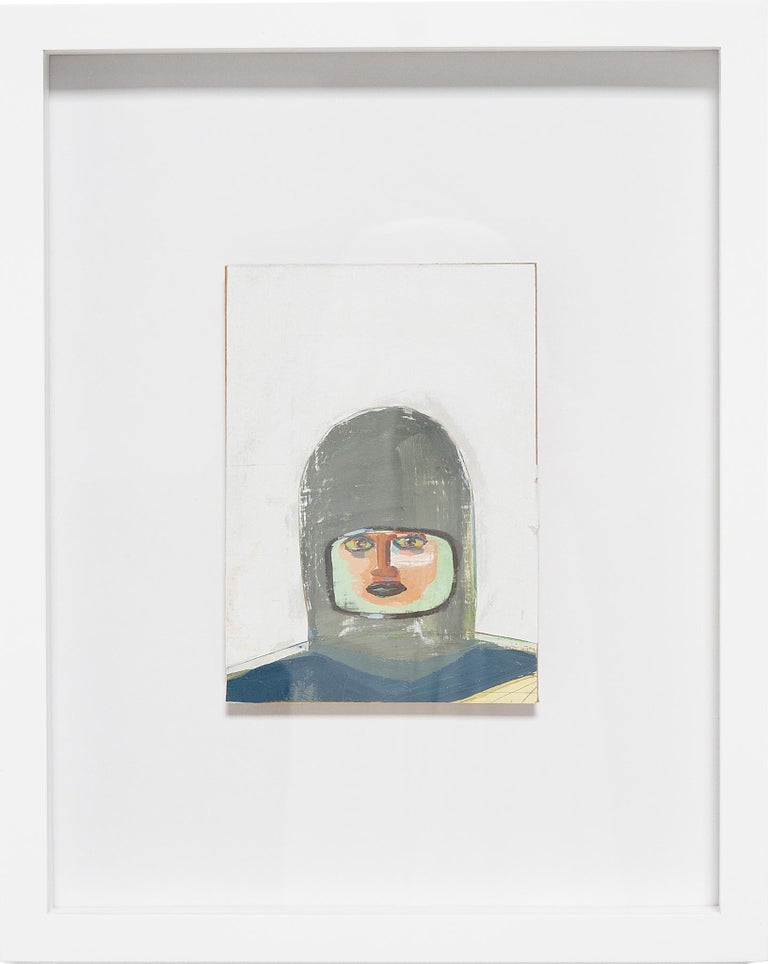 Patrick Fitzgerald - "Denizen No. 62," Oil and Collage on Board, 2022 ...