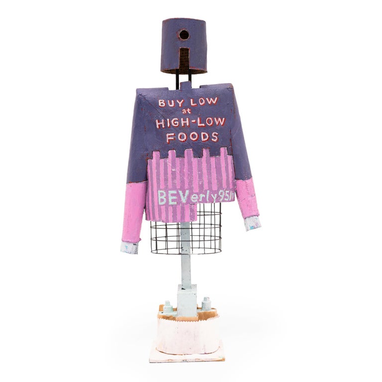 Patrick Fitzgerald - "Grocery Getter," Mixed-Media on Cardboard, Wire ...