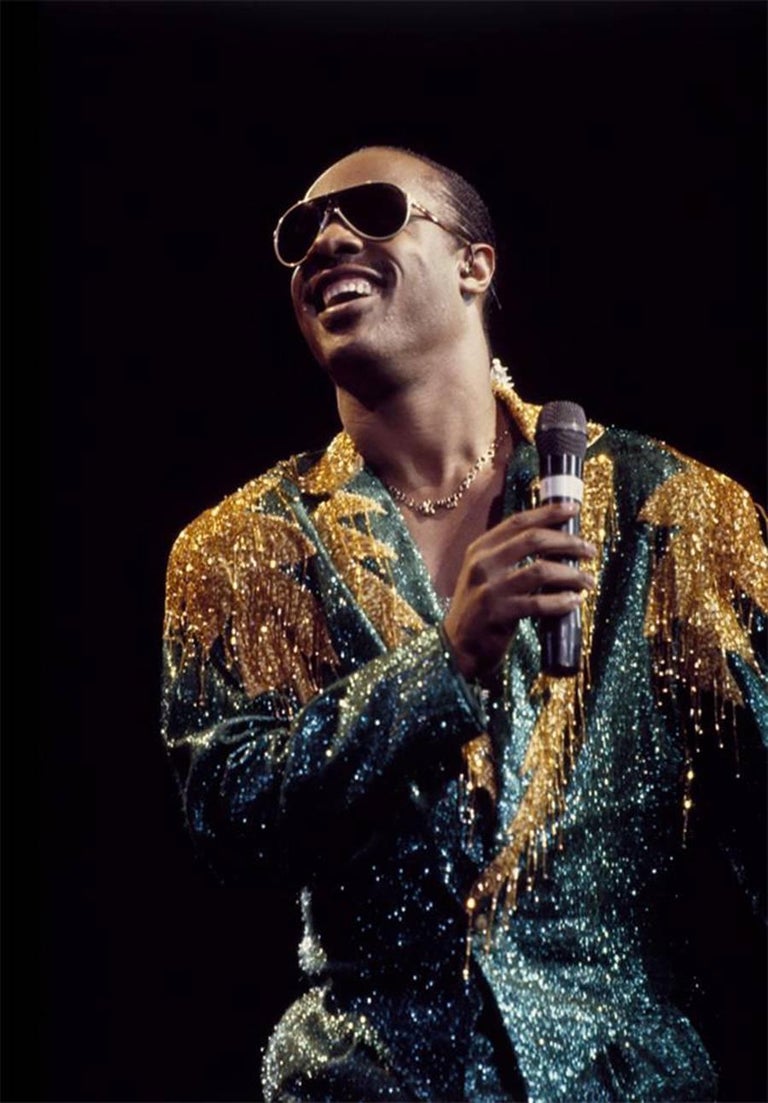 Patrick Harbron - Stevie Wonder, 1986 For Sale at 1stDibs