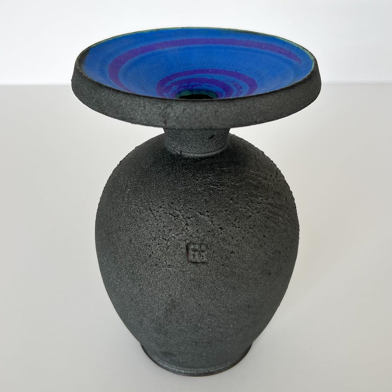 Patrick Horsley Glazed Stoneware Pottery Vase For Sale at 1stDibs