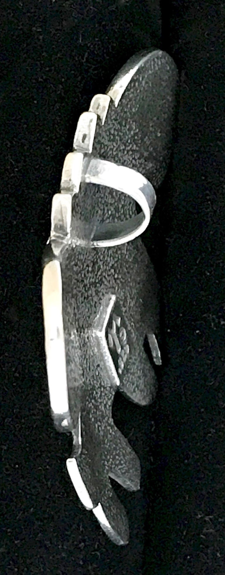 Patrick Joseph, Ram cast silver pendant Melanie Yazzie Navajo aries new ...