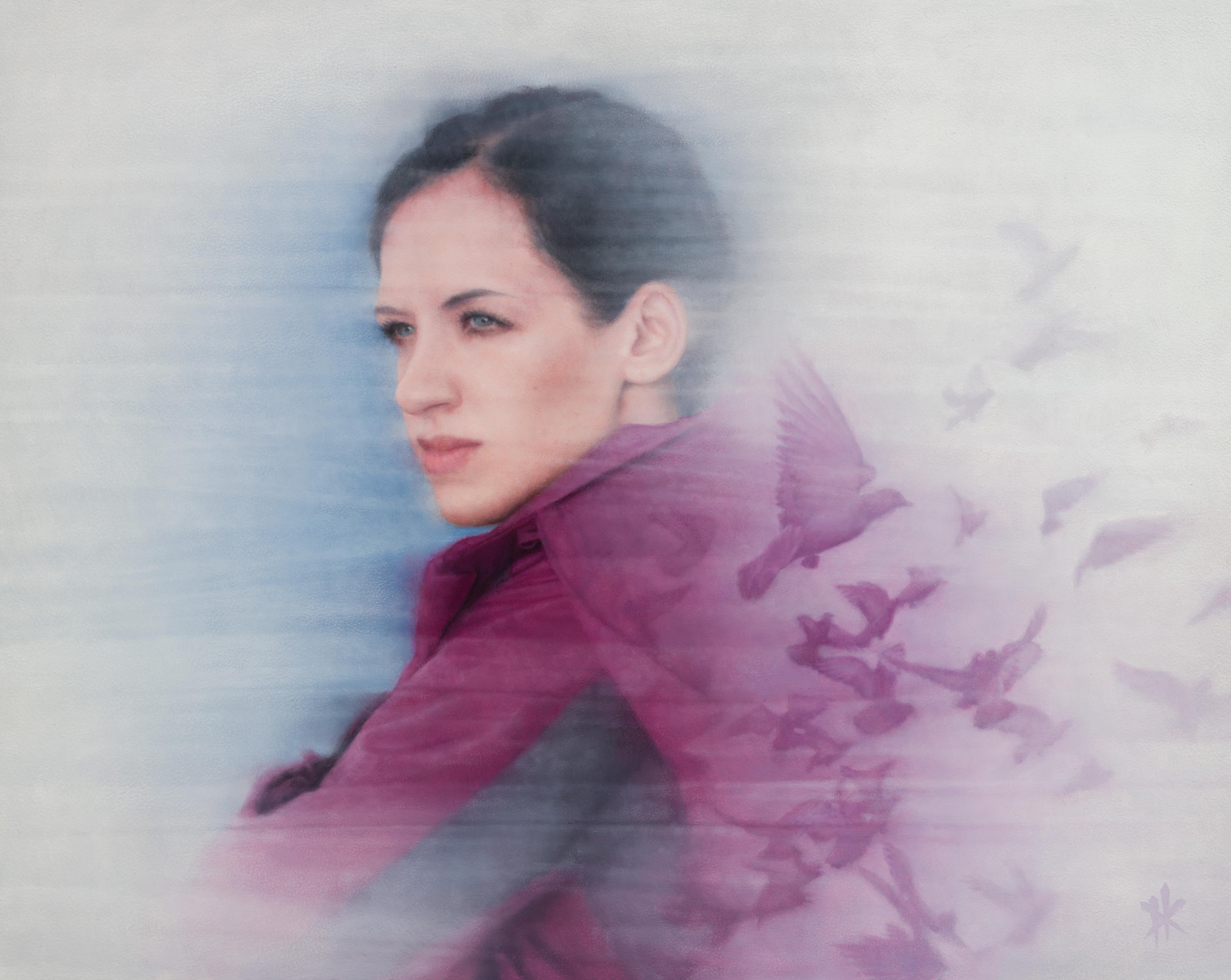 Patrick Kramer - "Jessica, Far Away," Oil Painting For Sale at 1stDibs