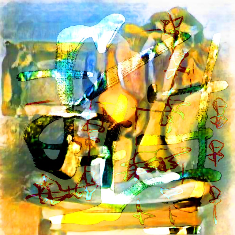 Patrick Lichty - Techspressionist Still Life 2 For Sale at 1stDibs