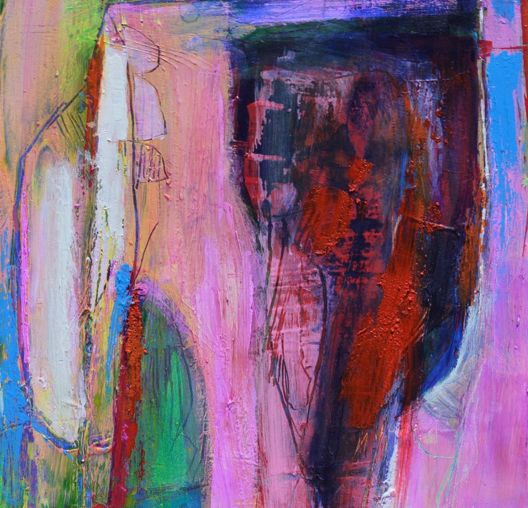 Patrick O'Boyle - Aerial Landscape Red Harbor, Abstract Painting For ...