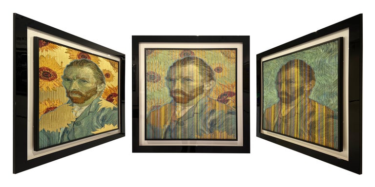 Patrick Rubinstein - Beautiful Sunflowers, Original Kinetic - Mixed ...