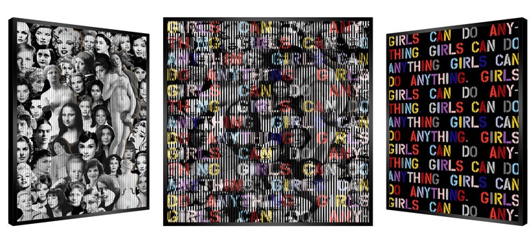 Patrick Rubinstein - Golden Icons, color print and gold leaf, 2019 ...