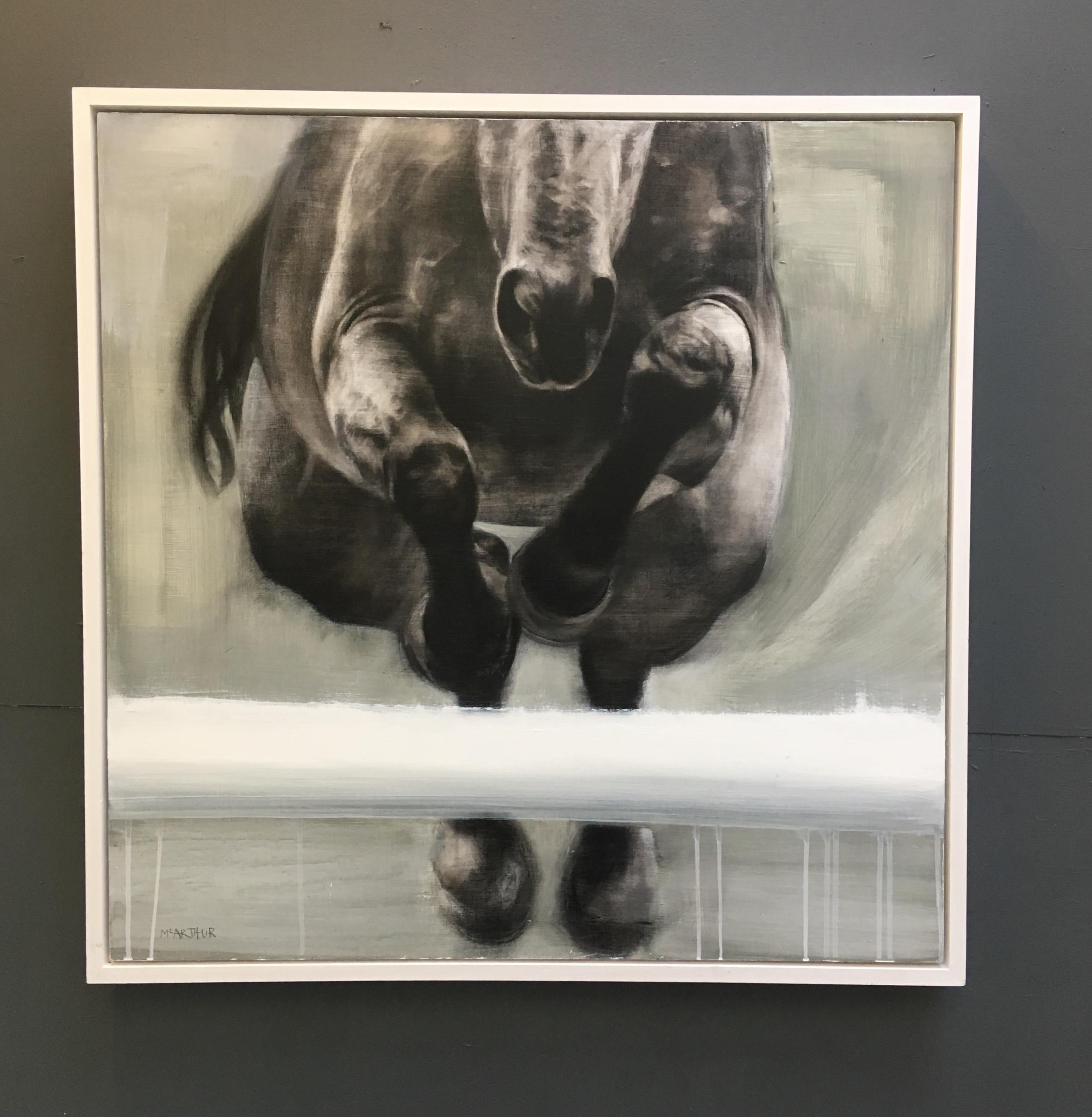 Patsy McArthur - Head On, realistic dynamic horse painting on wooden panel at 1stDibs | how to ...