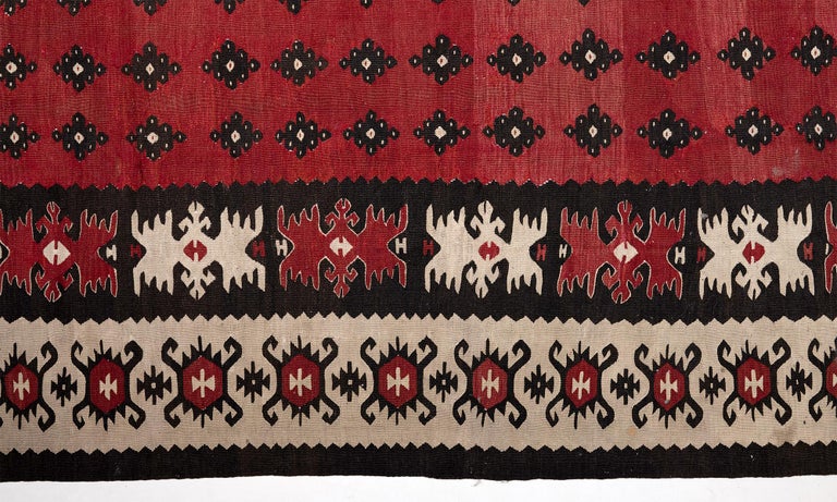 Pattern Motif Kilim, Turkey, 1920 For Sale at 1stDibs