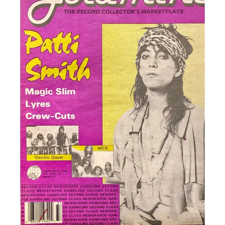 Patti Smith ‘Goldmine’ 1988 'Vintage Patti Smith' at 1stDibs