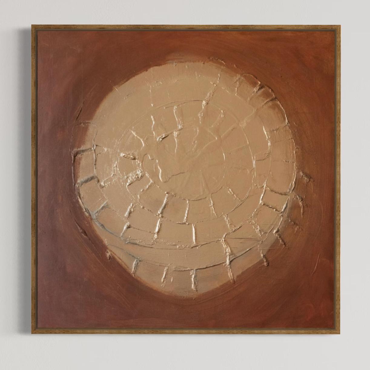 Marilina Marchica - "Gold Landscape " , Minimalist painting on Canvas ...
