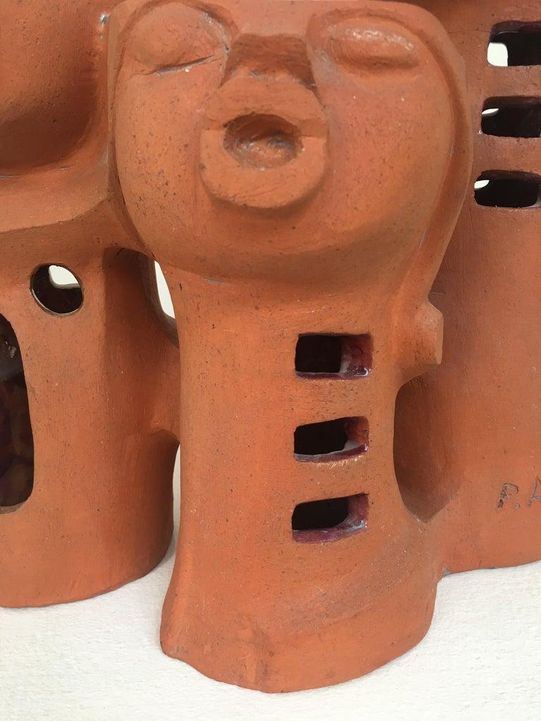 Paul Ahyi - "La Chorale" Sculpture by Paul Ahyi Togolese Clay For Sale ...