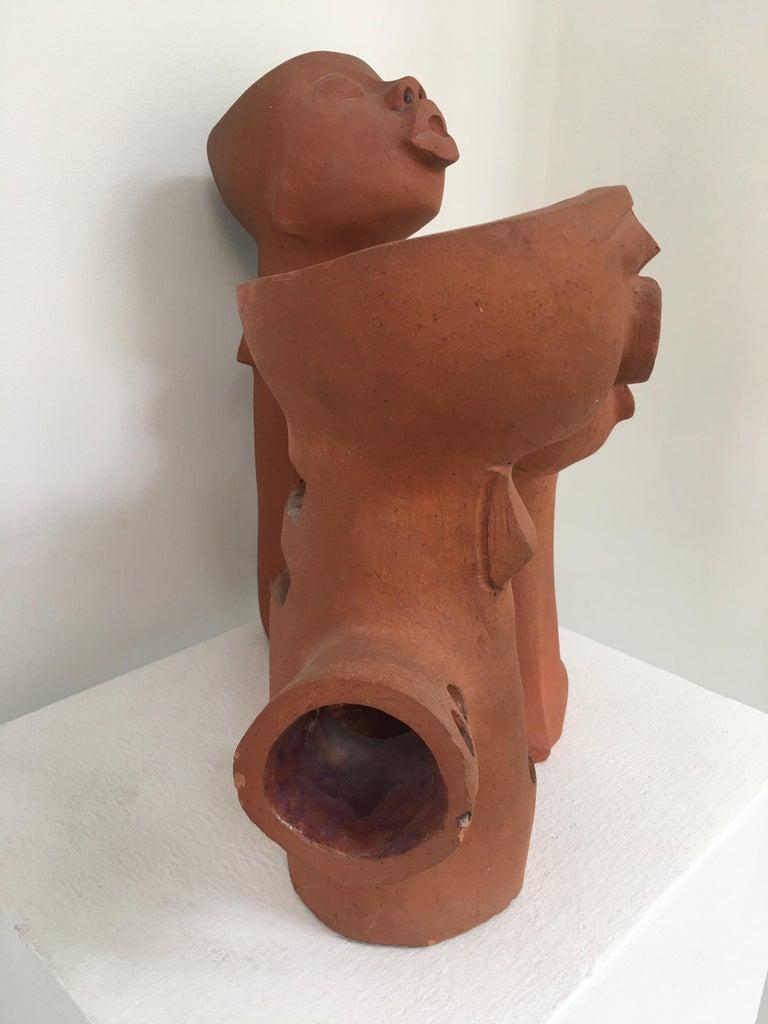 Paul Ahyi - "La Chorale" Sculpture by Paul Ahyi Togolese Clay For Sale ...