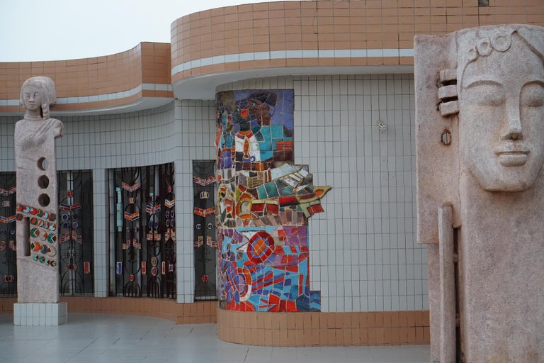 Paul Ahyi - "La Chorale" Sculpture by Paul Ahyi Togolese Clay For Sale ...