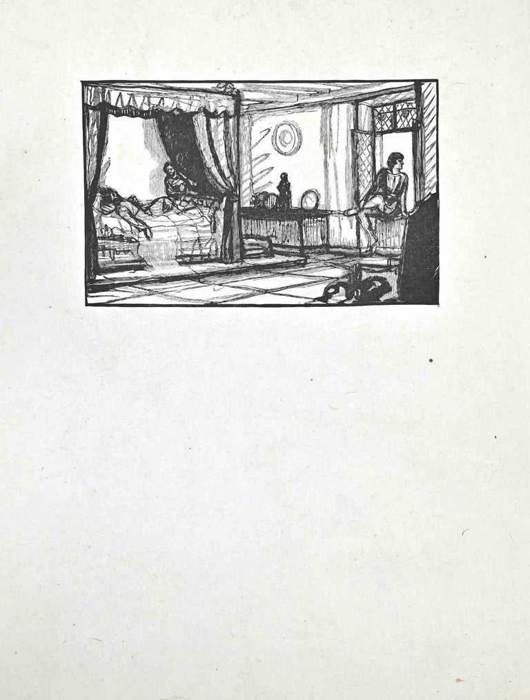 Paul Baudier - Aristocratic Morning - Woodcut Print by Paul Baudier ...