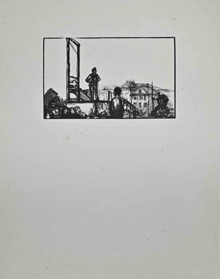 Paul Baudier - The Execution - Original Woodcut Print by Paul Baudier ...