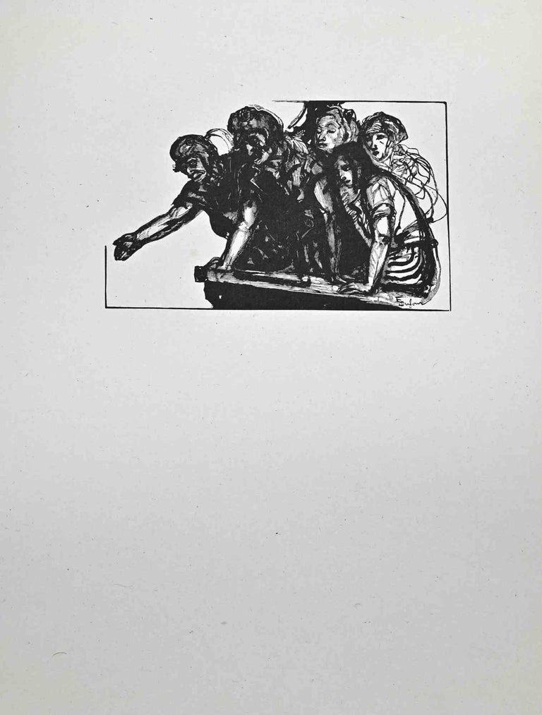Paul Baudier - The Protest - Woodcut Print by Paul Baudier - 1930s For ...